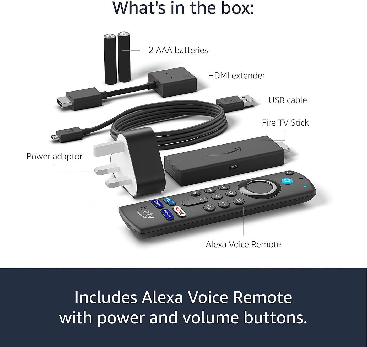 Amazon Fire TV Stick 3rd Gen with Alexa Voice Remote Full HD Streaming