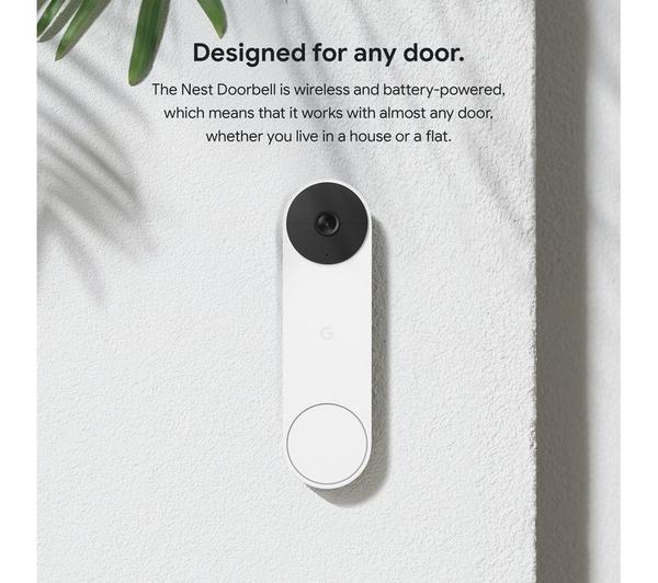 Google Nest Doorbell | Motion Activated Video Security Camera