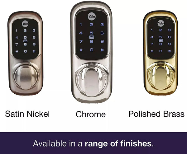 Yale Smart Keyless Connected Door Lock - Black | Secure Your Home with Ease